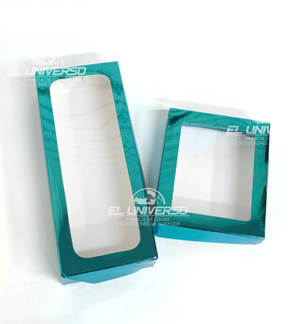 Fondo Repostero de 1 Pieza Turquesa Metalizado 25.5x10.5x5cm Con ...