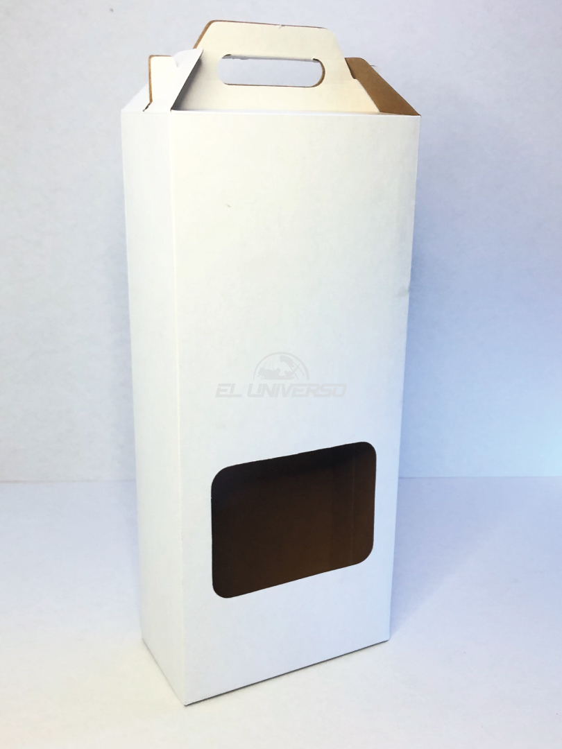 Lunch Box micro flauta blanca 2 botellas C/V 16x8.5x37cms (A101 ...